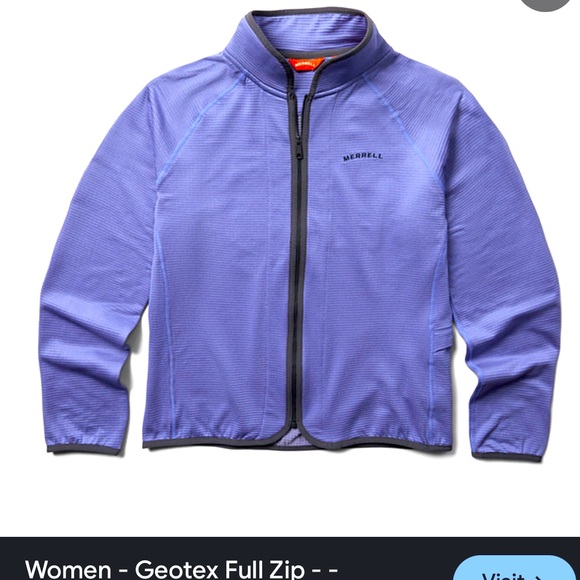 Merrell | Jackets & Coats | Merrel Gortex Full Zip Periwinkle Blue ...